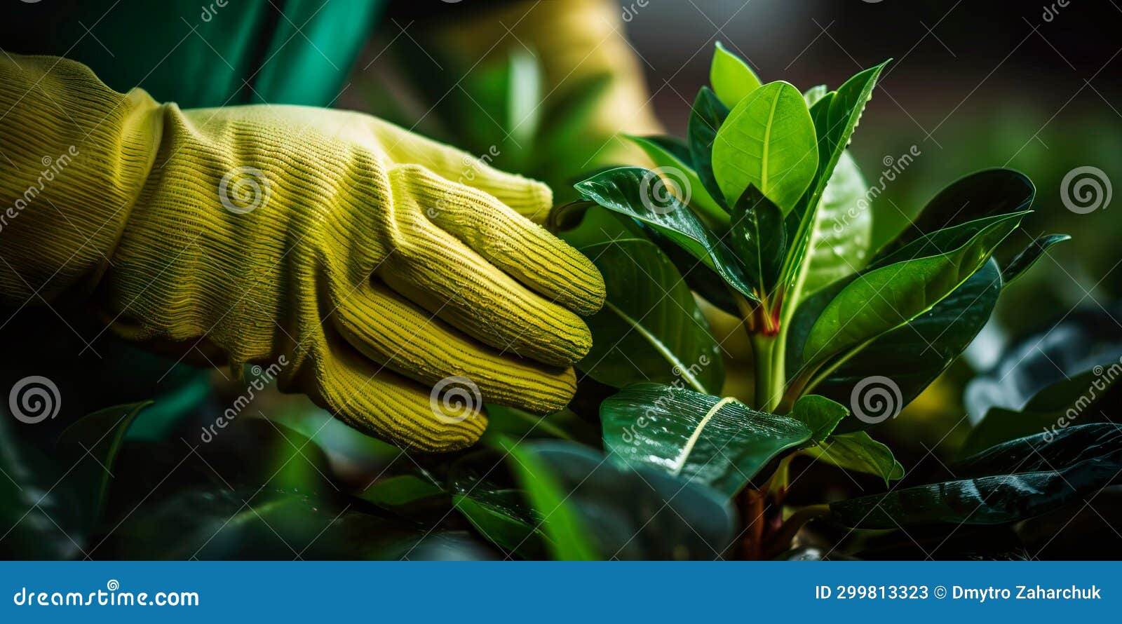 Collecting Greenery in a Greenhouse Close-up, Workers& X27; Hands at ...