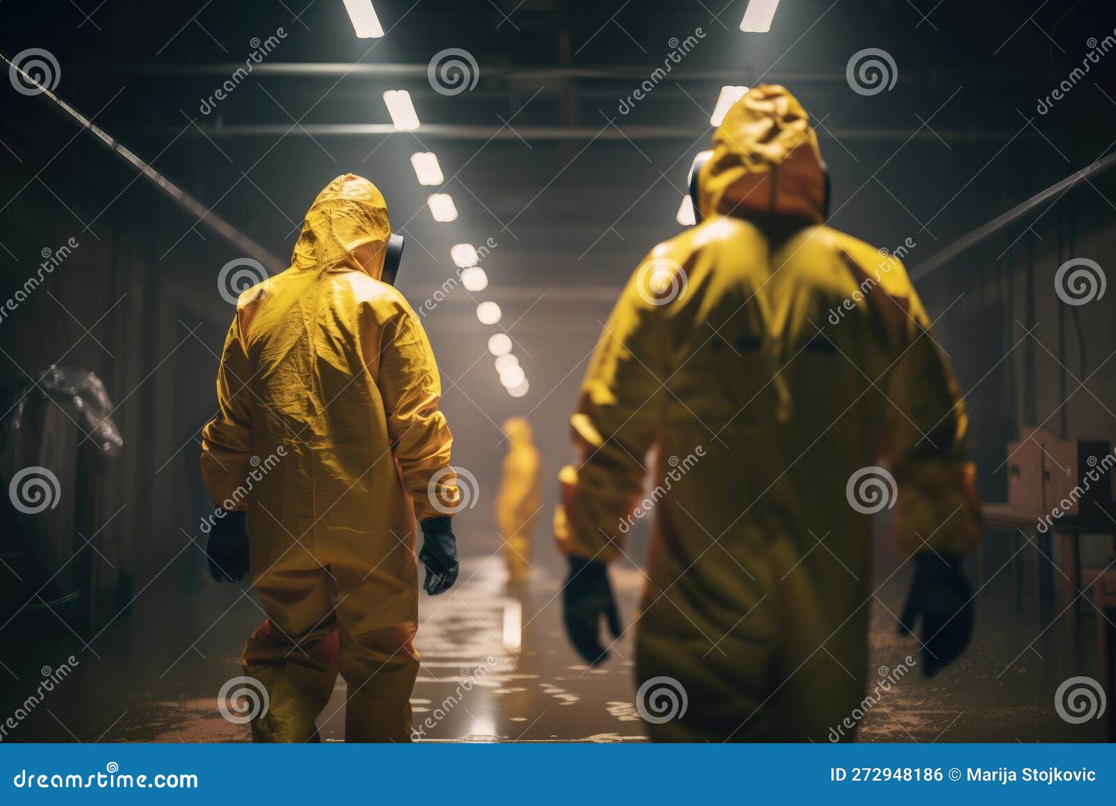 Collecting Hazardous Material Generative AI Stock Illustration ...