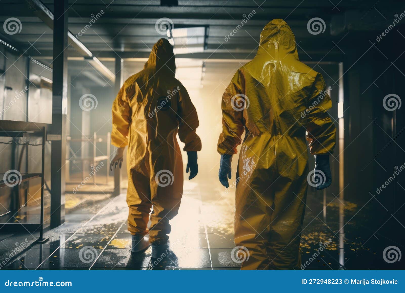 Collecting Hazardous Material Generative AI Stock Illustration ...