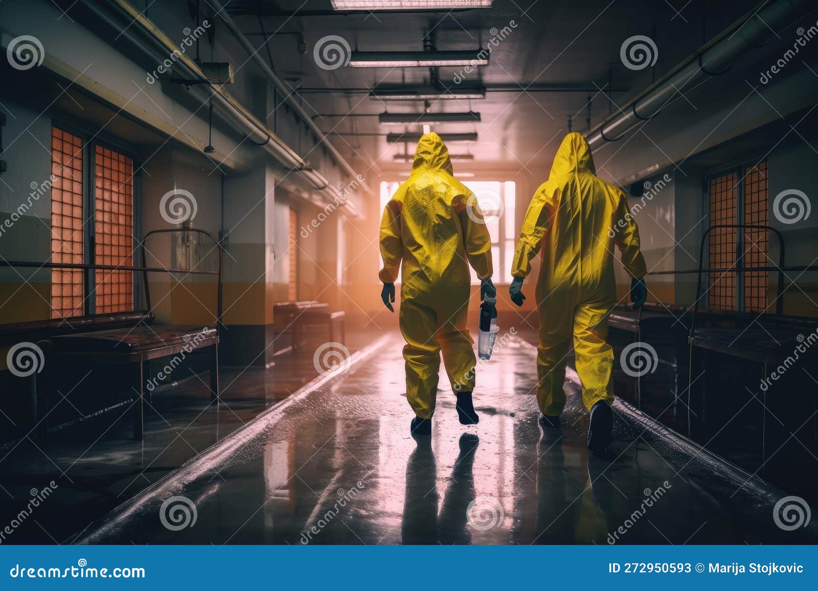 Collecting Hazardous Material Generative AI Stock Illustration ...