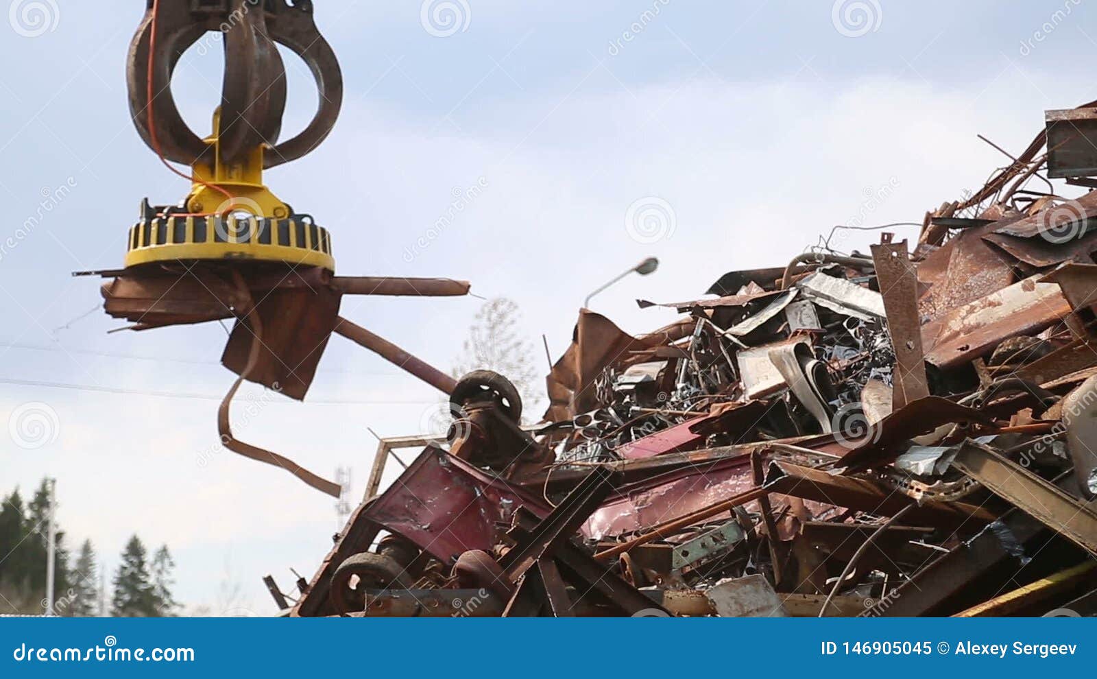 Collecting Loading Transporting and Unloading of Scrap Metal Stock ...