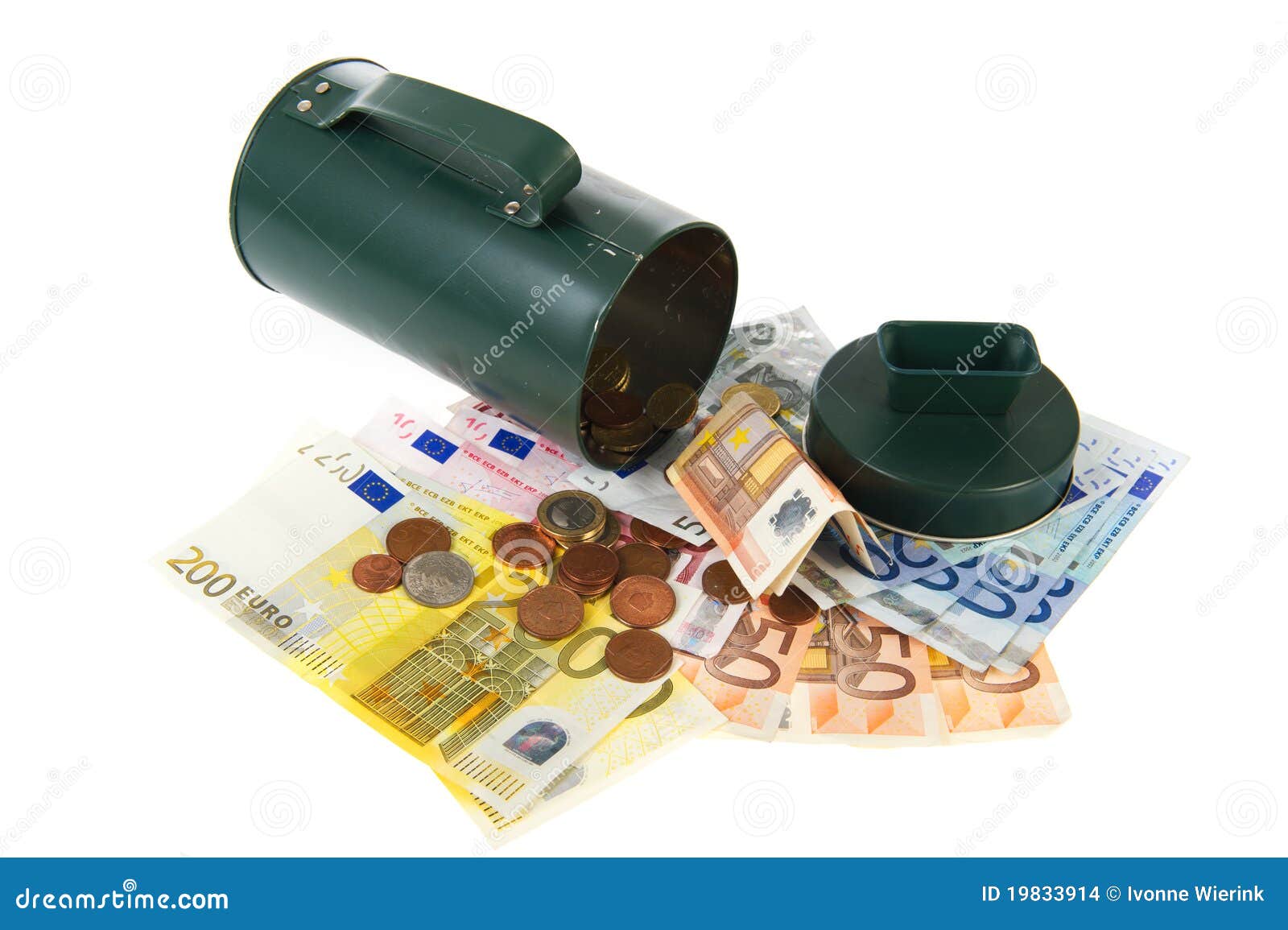 Collecting money stock photo. Image of euro, banknotes - 19833914