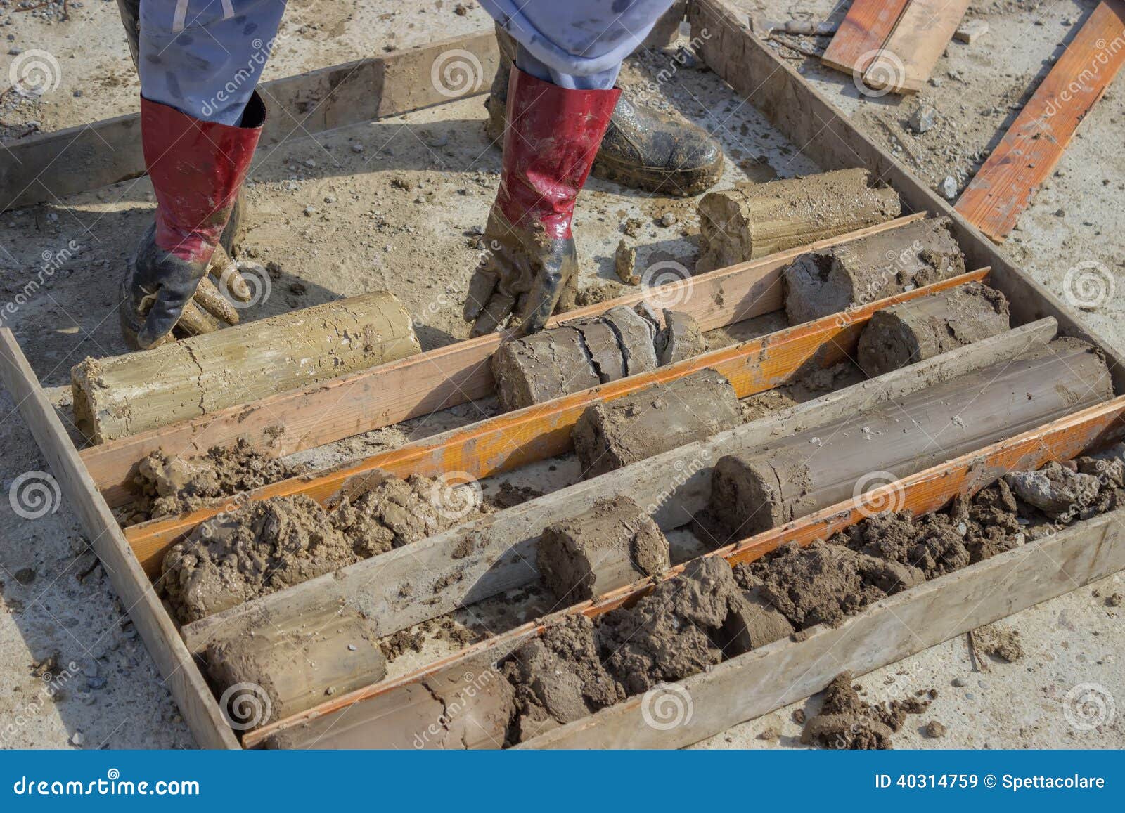 Collecting soil samples 3 stock image. Image of analyze - 40314759