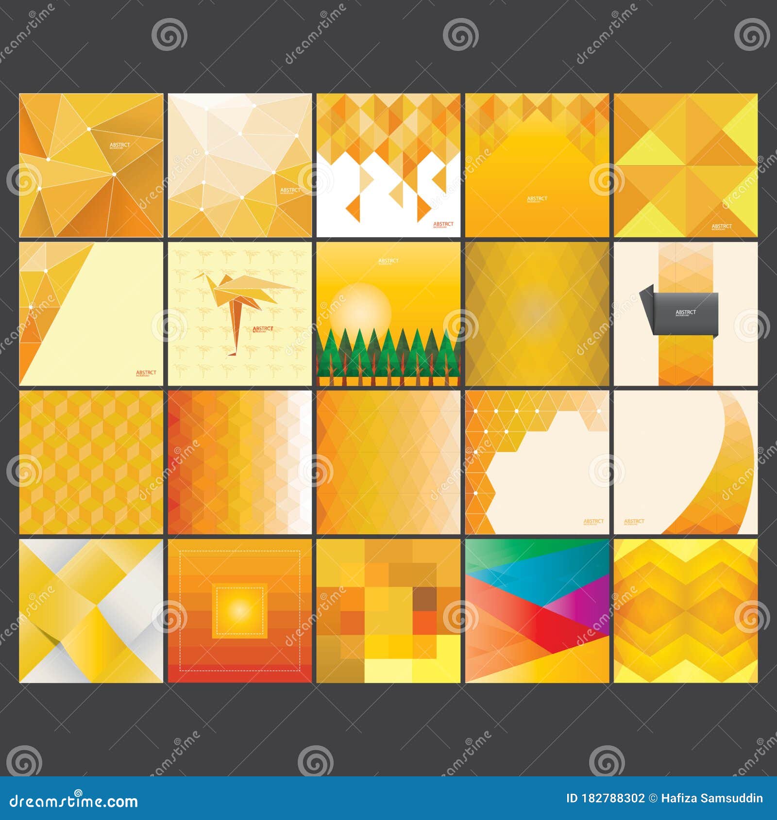 Collection of Abstract Background Design Stock Vector - Illustration of ...