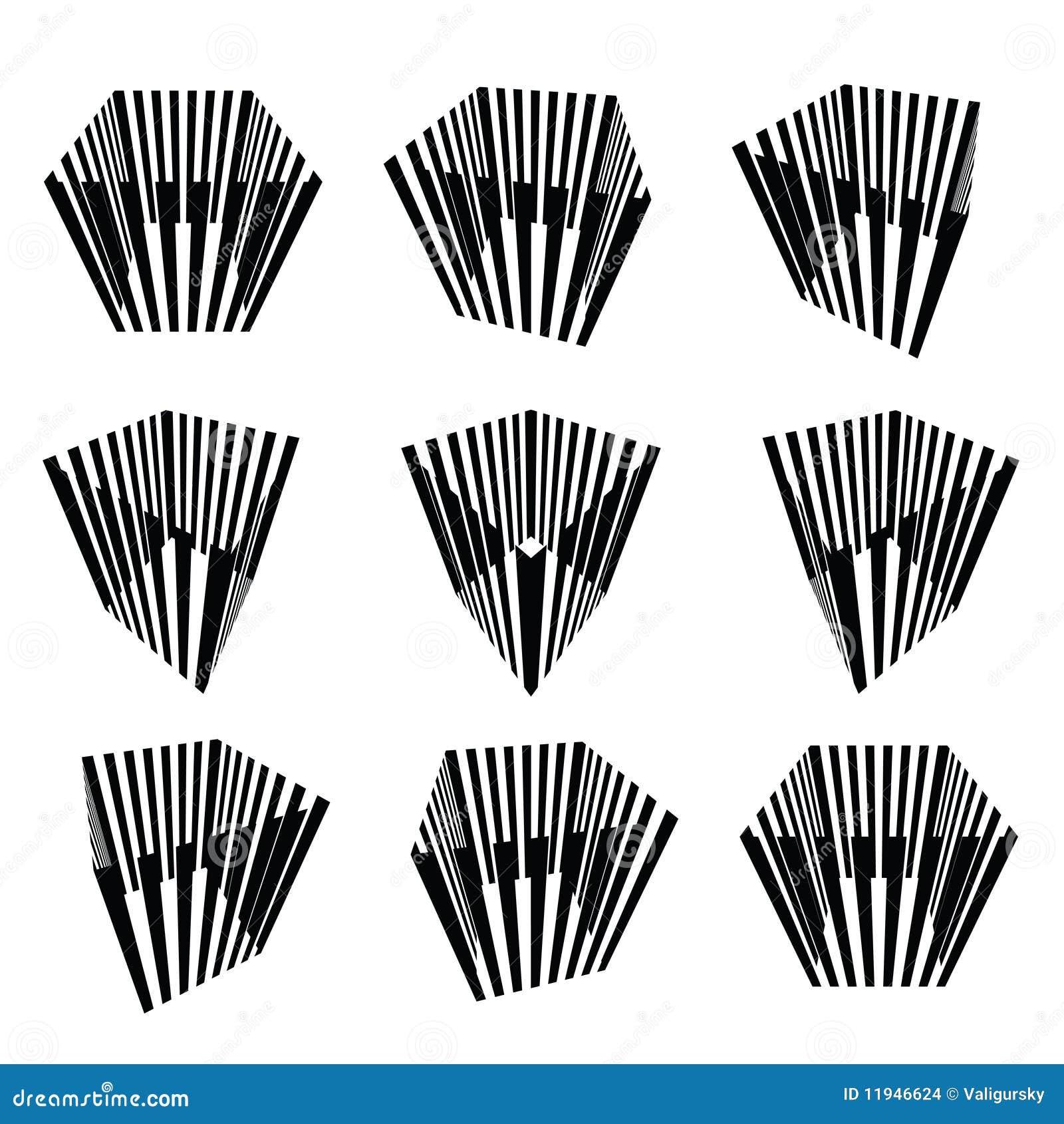 Collection of Abstract Cubes Stock Vector - Illustration of collection ...