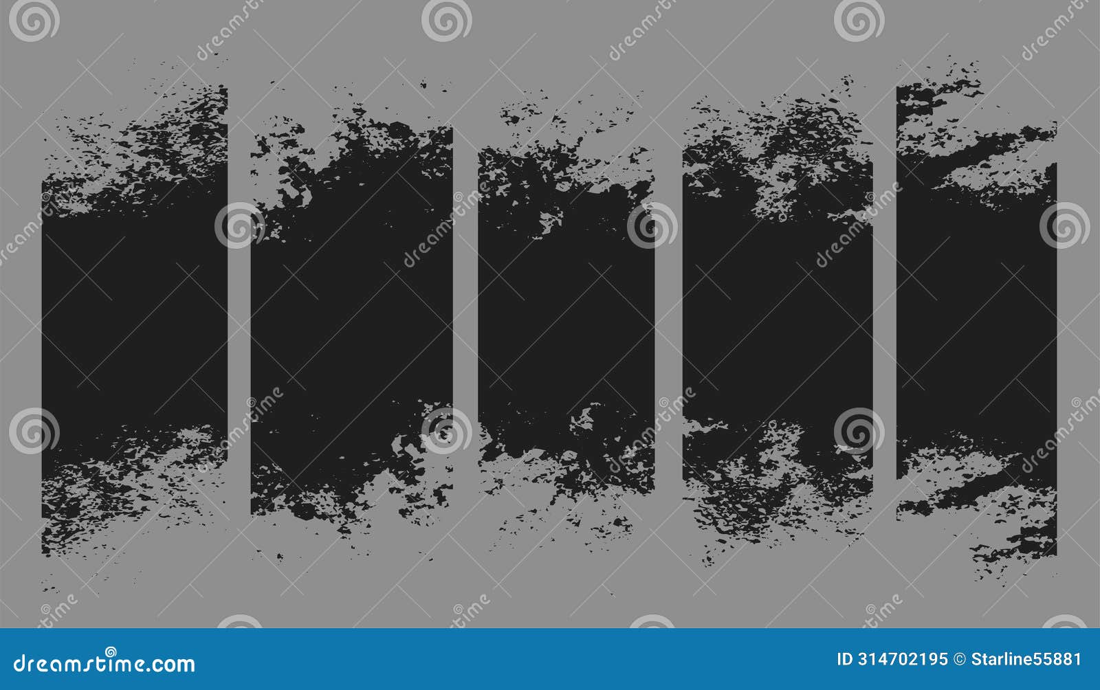 Collection of Abstract Distress Texture Background Design Stock Vector ...
