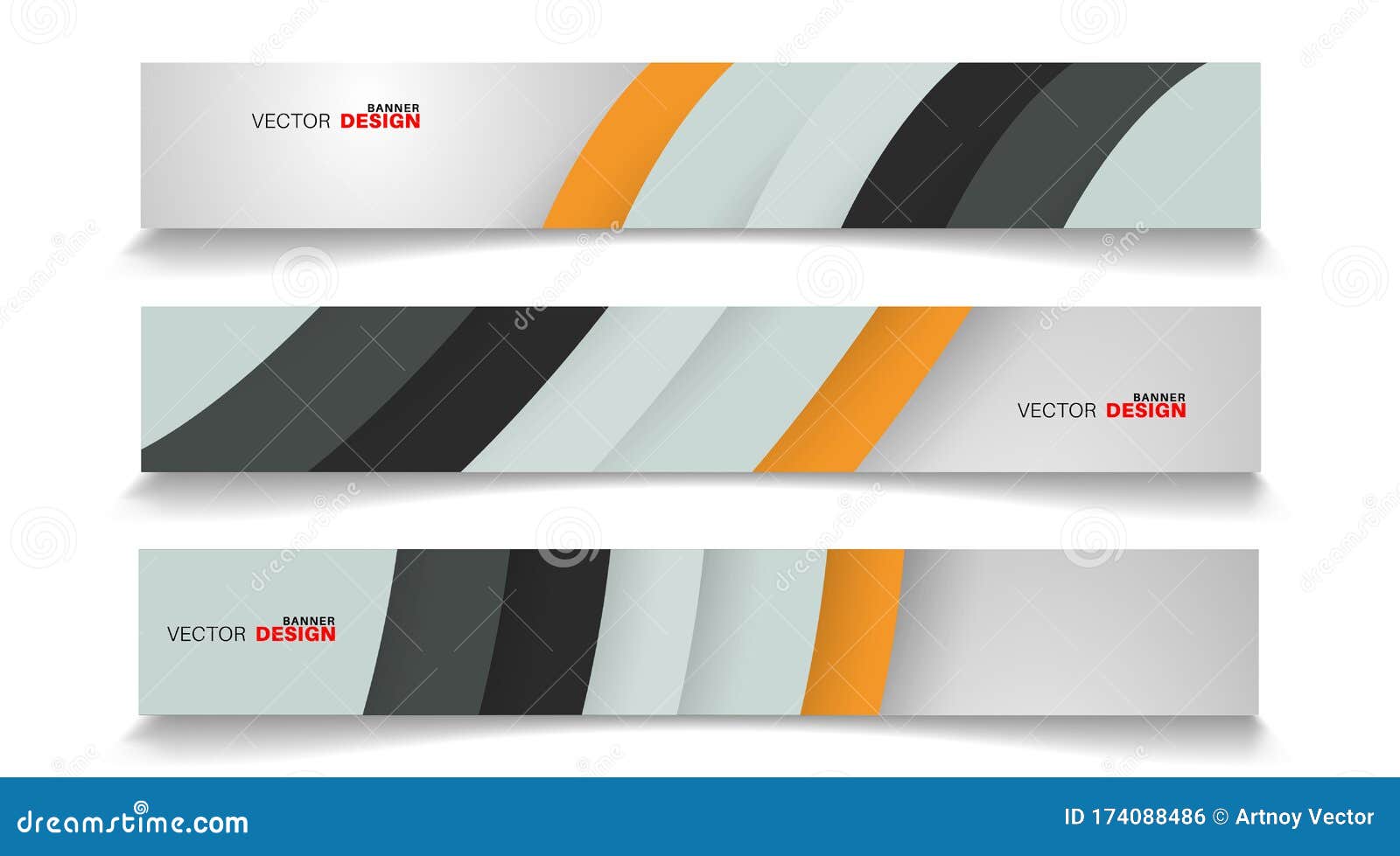 Collection of Abstract Geometric Background Banners. Can Be Used in Any ...