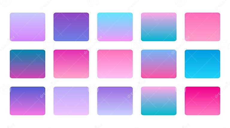 Collection of Abstract Gradient Color Banner for Presentations Stock ...