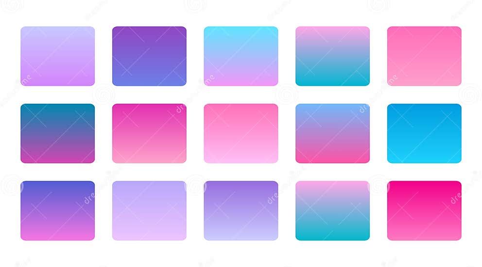 Collection of Abstract Gradient Color Banner for Presentations Stock ...