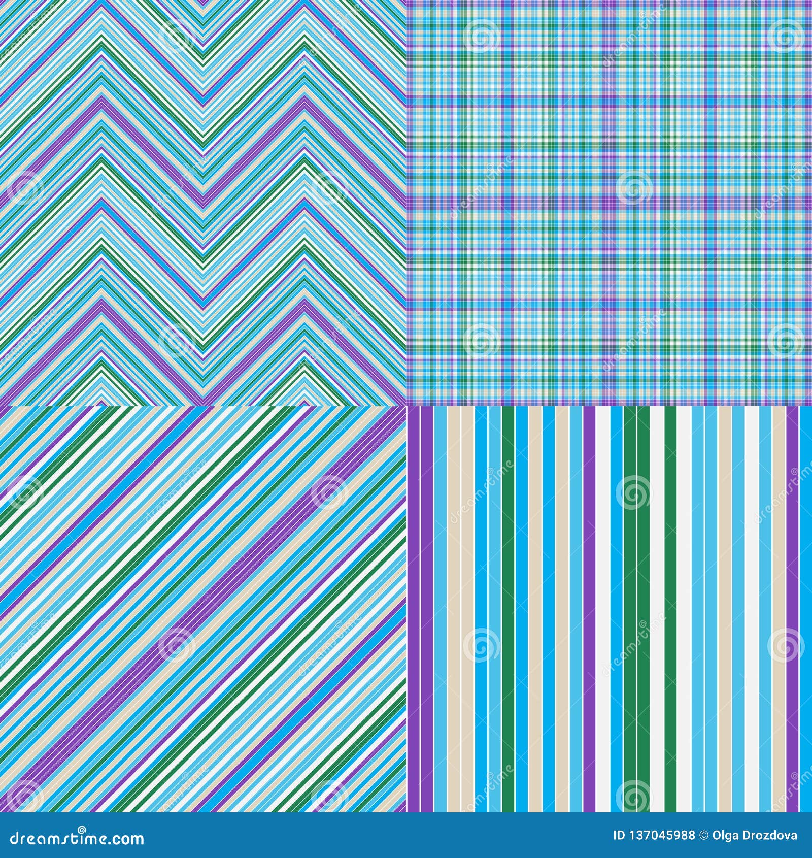 Collection Abstract Striped Seamless Patterns Stock Vector ... Collection Abstract Striped Seamless Patterns Stock Vector ...