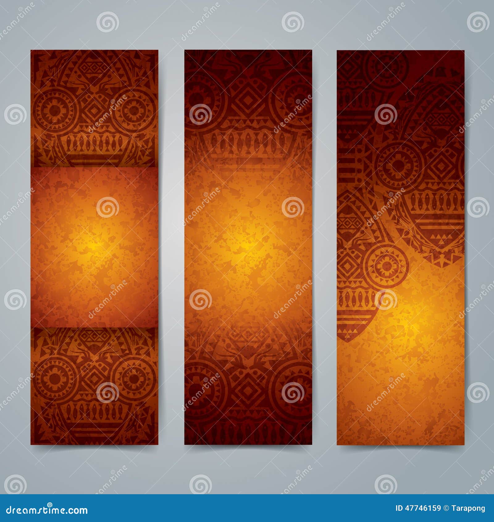 Collection of African Banner Design. Stock Vector - Illustration of ...