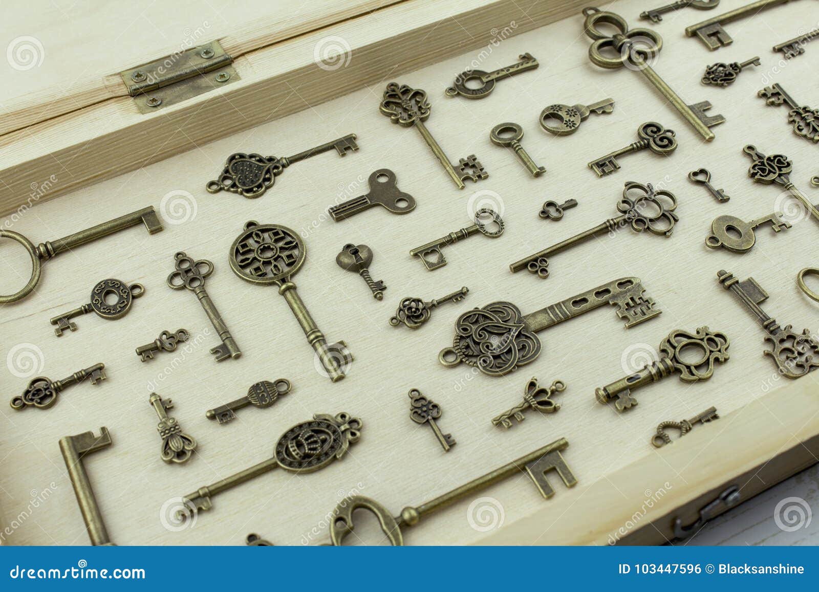 Collection of ancient keys stock photo. Image of rust - 103447596