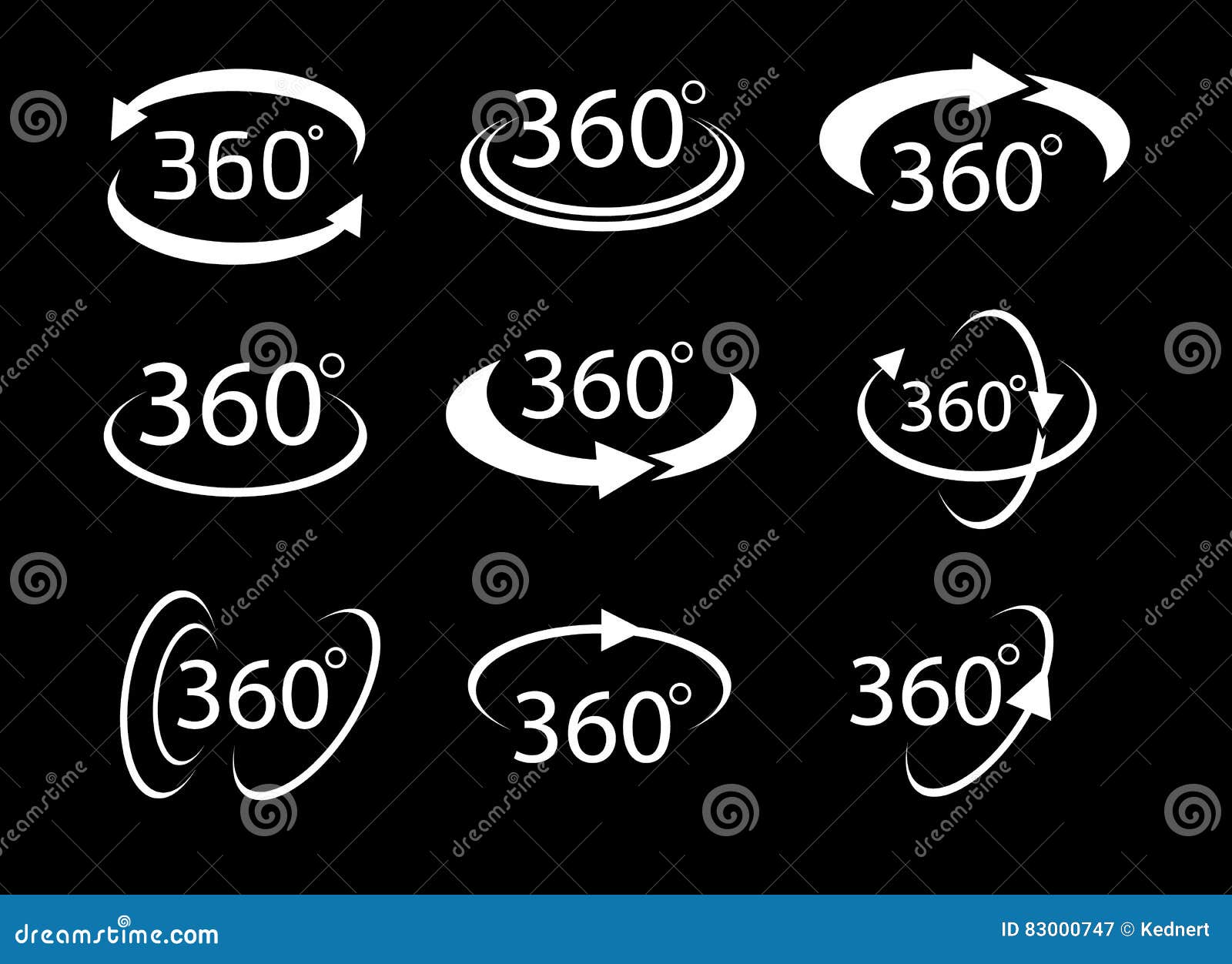 Collection of Angle 360 Degrees Sign Icon, Geometry Math Symbol. Stock ...