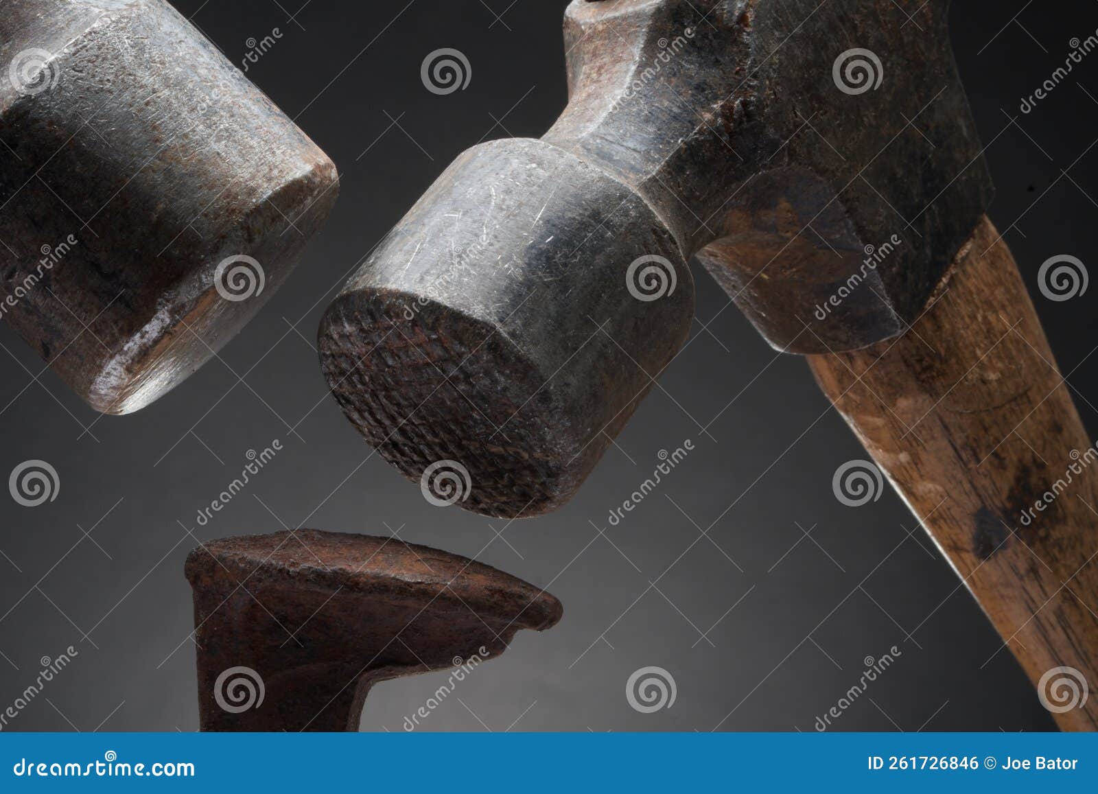 A Collection of Antique Hammers Stock Photo - Image of antique, aged ...