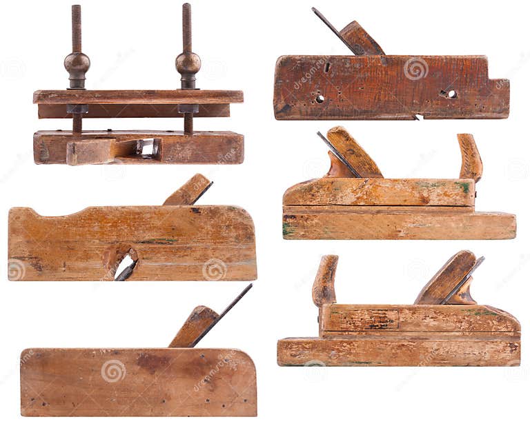 Collection of Antique Woodworking Tools Stock Image - Image of wood ...