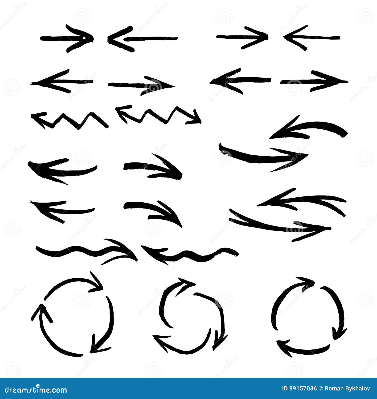 Collection of Arrows and Design Elements Stock Vector - Illustration of ...