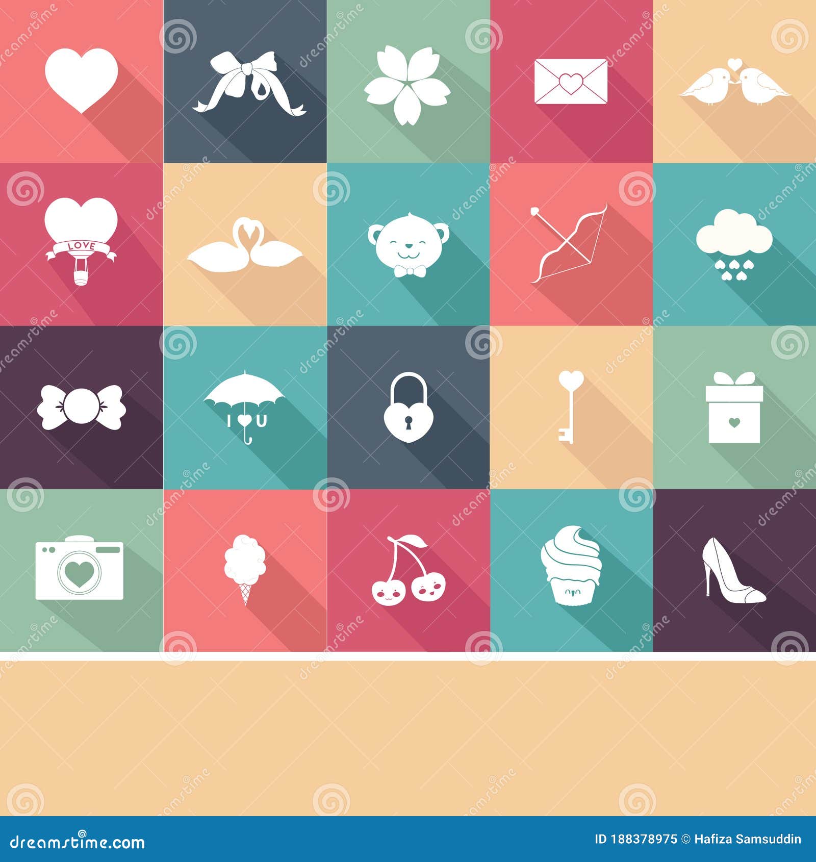 Collection of Assorted Icons. Vector Illustration Decorative Design ...