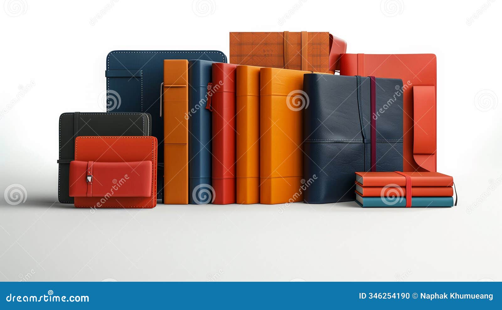 A Collection of Assorted Notebooks in Various Colors and Sizes, Perfect ...