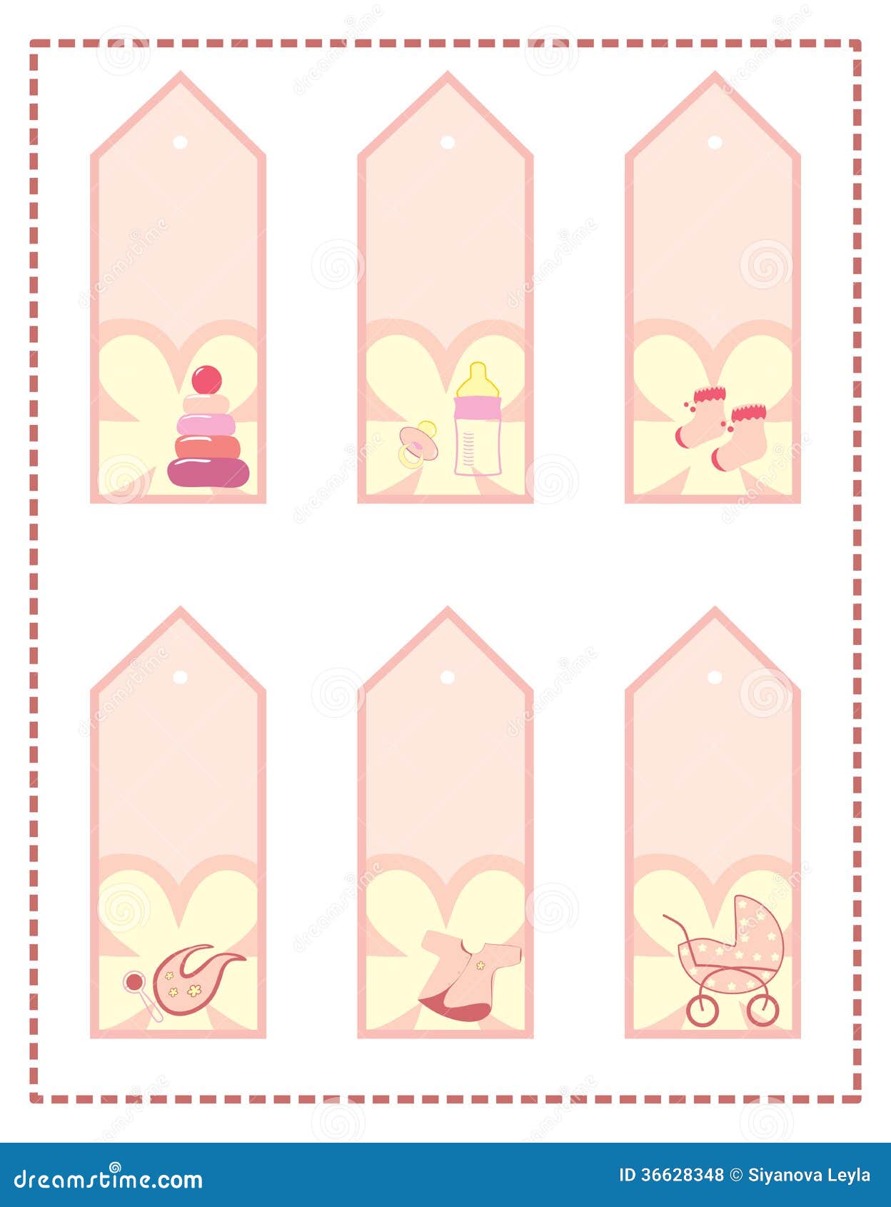 Collection of baby s tags stock vector. Illustration of message - 36628348