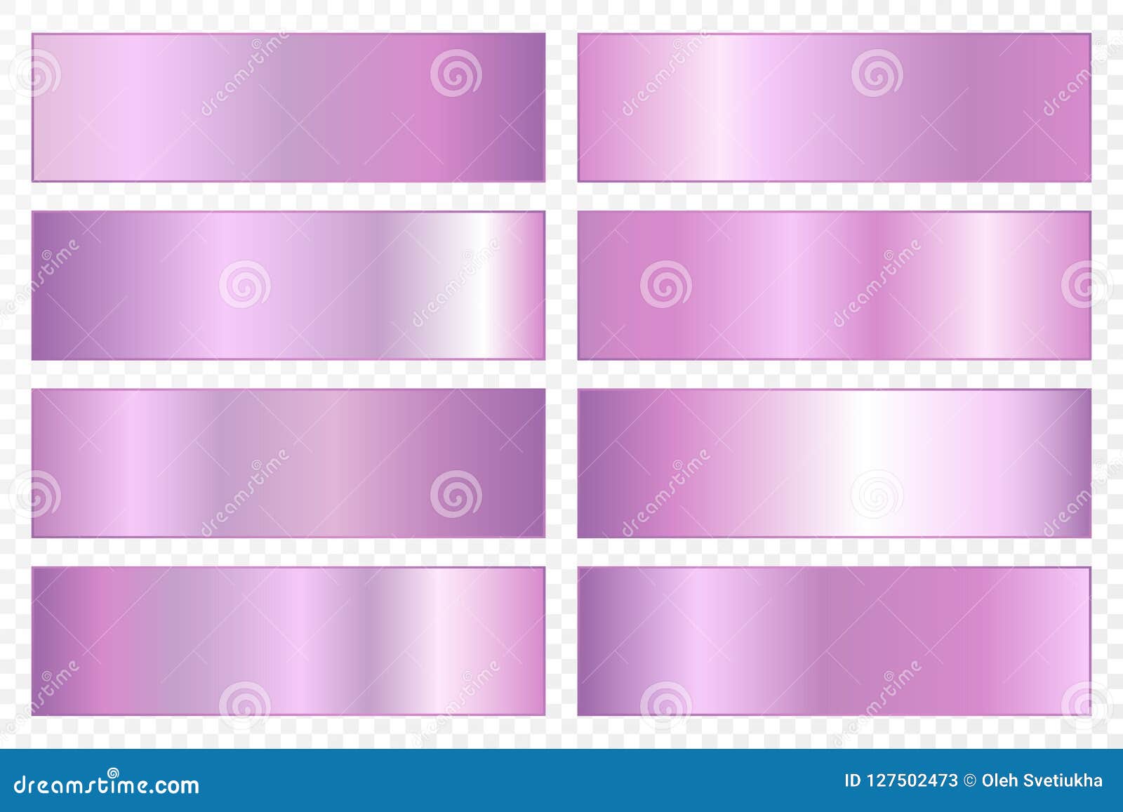Collection of Backgrounds with a Metallic Gradient. Brilliant Plates ...