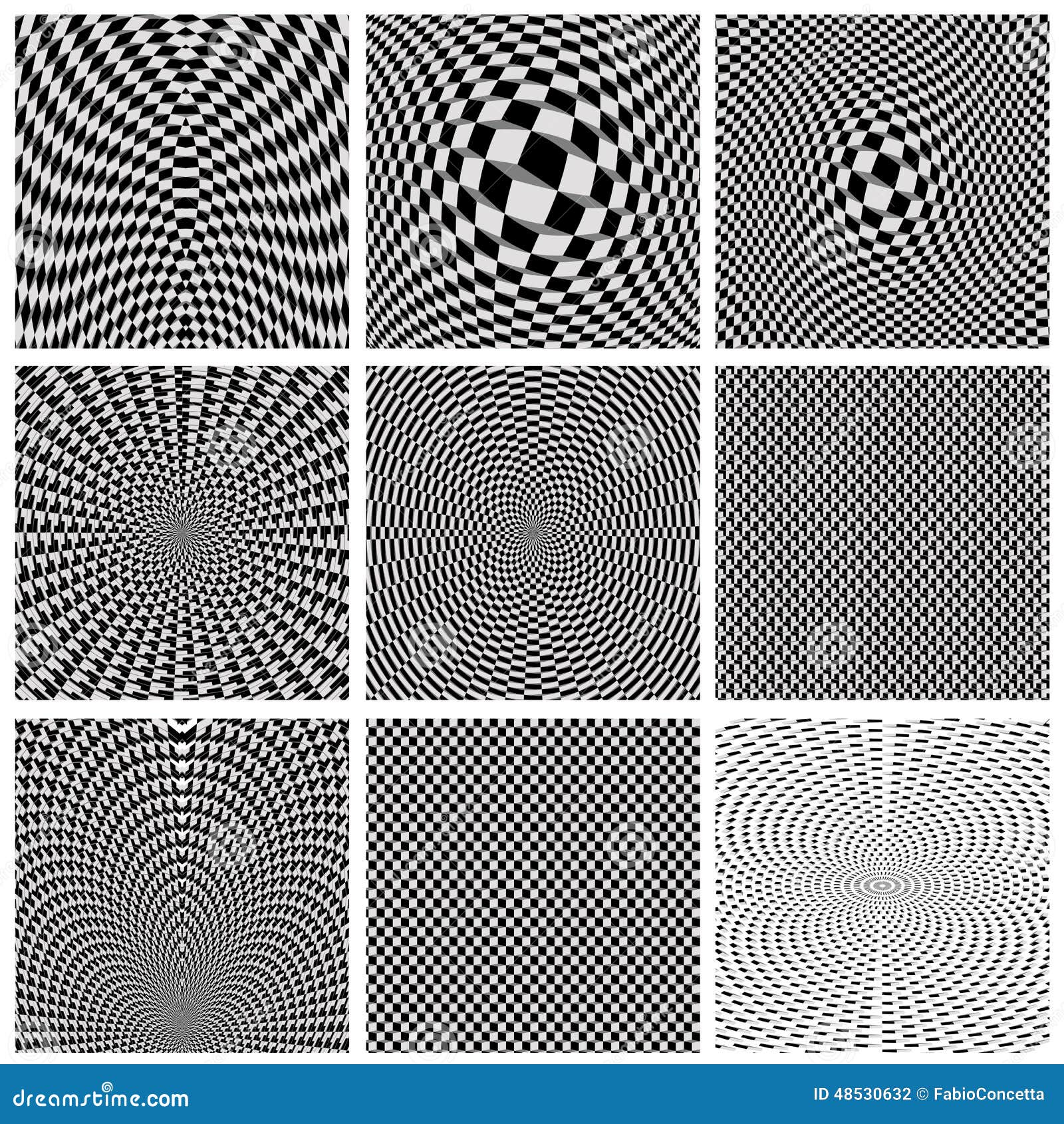 Optical Illusions Image Moving. Pattern With Circles Of Pink Color ...