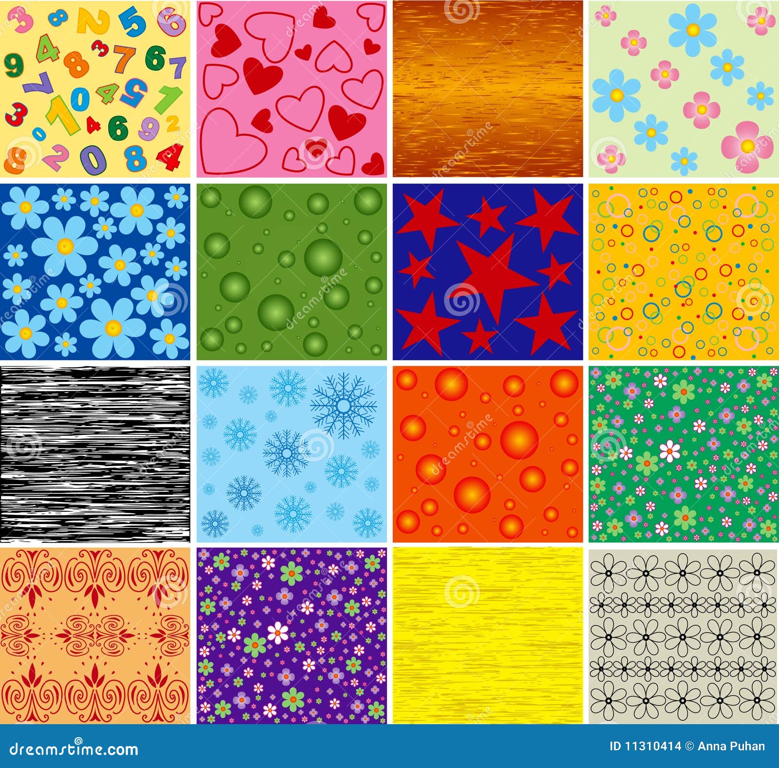 Collection of Backgrounds. Vector. Stock Vector - Illustration of paper ...