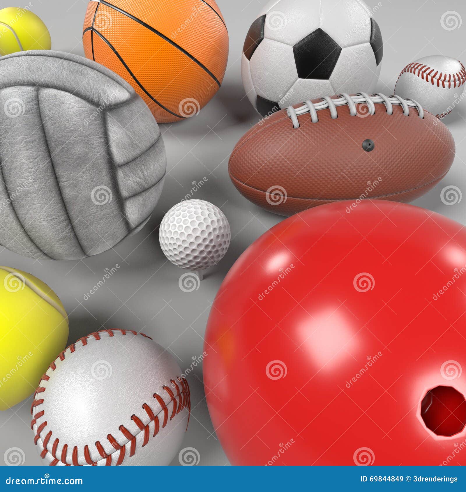 Collection of balls stock illustration. Illustration of used - 69844849