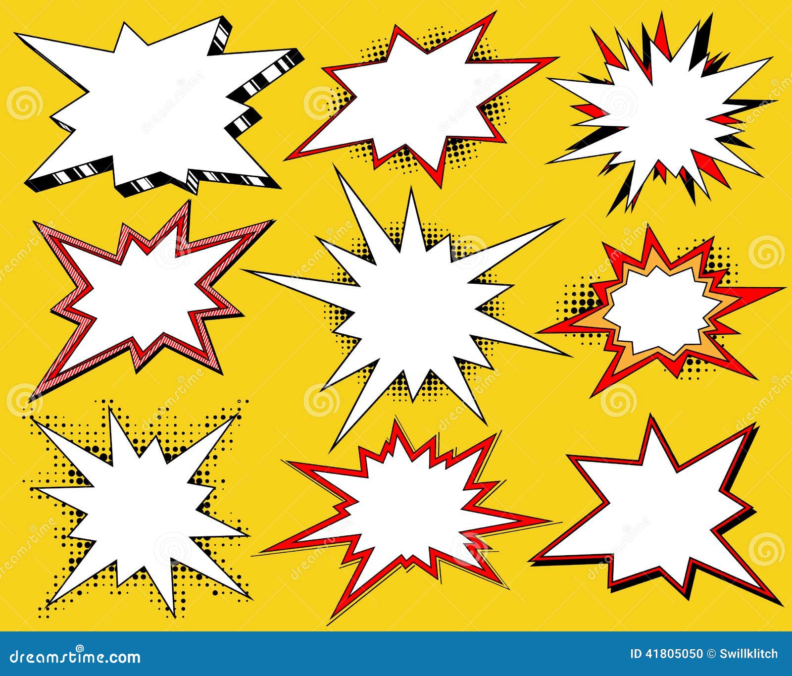 Collection of Bang Speech Bubbles Stock Vector - Illustration of idea ...