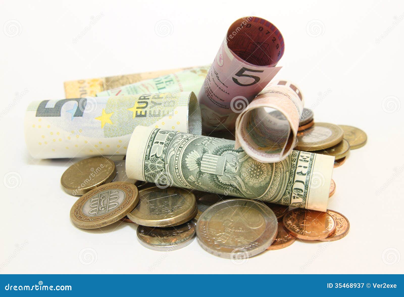 Collection of banknotes stock image. Image of trading - 35468937