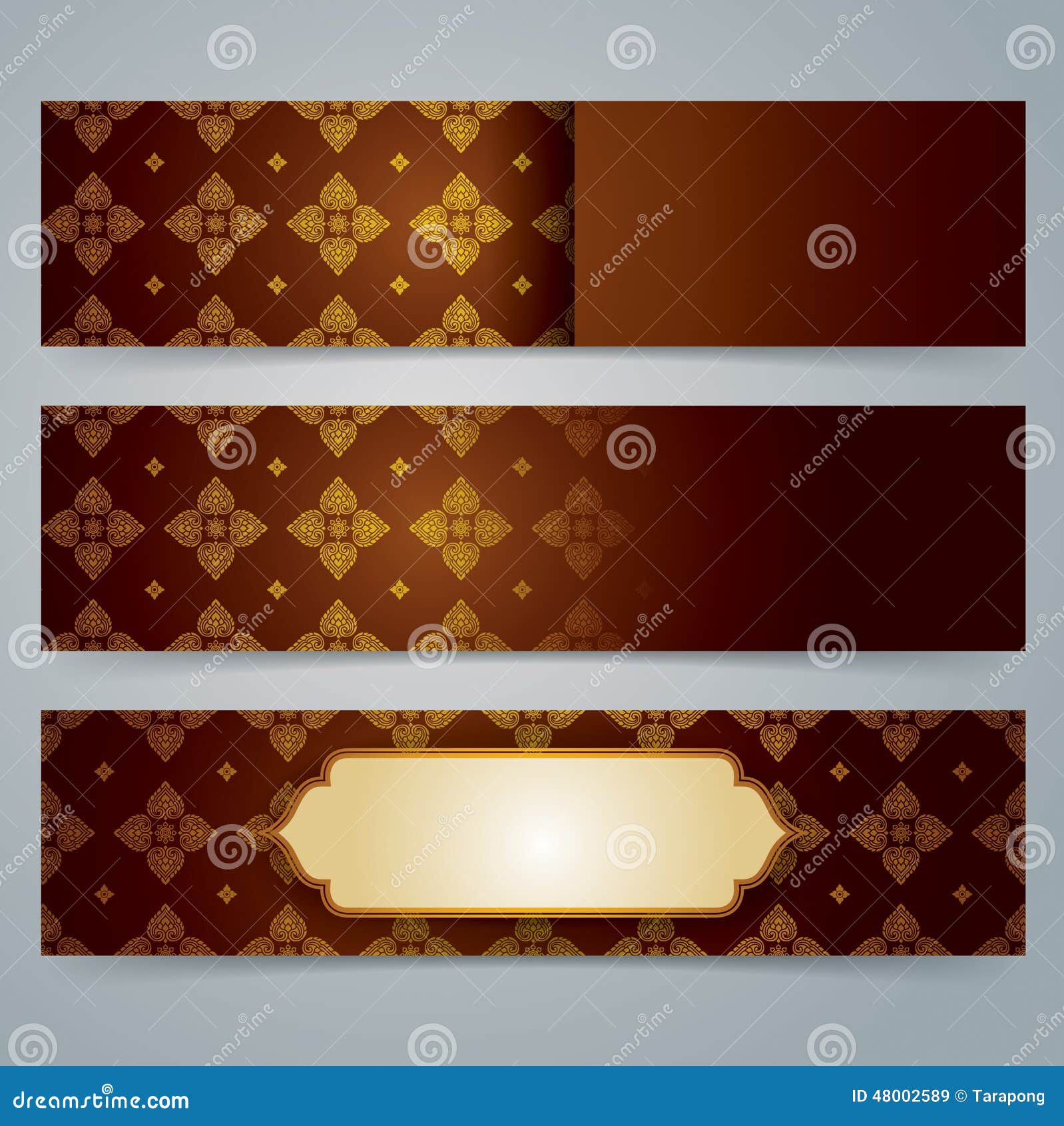 Collection Banner Design, Asian Art Background. Stock Vector ...