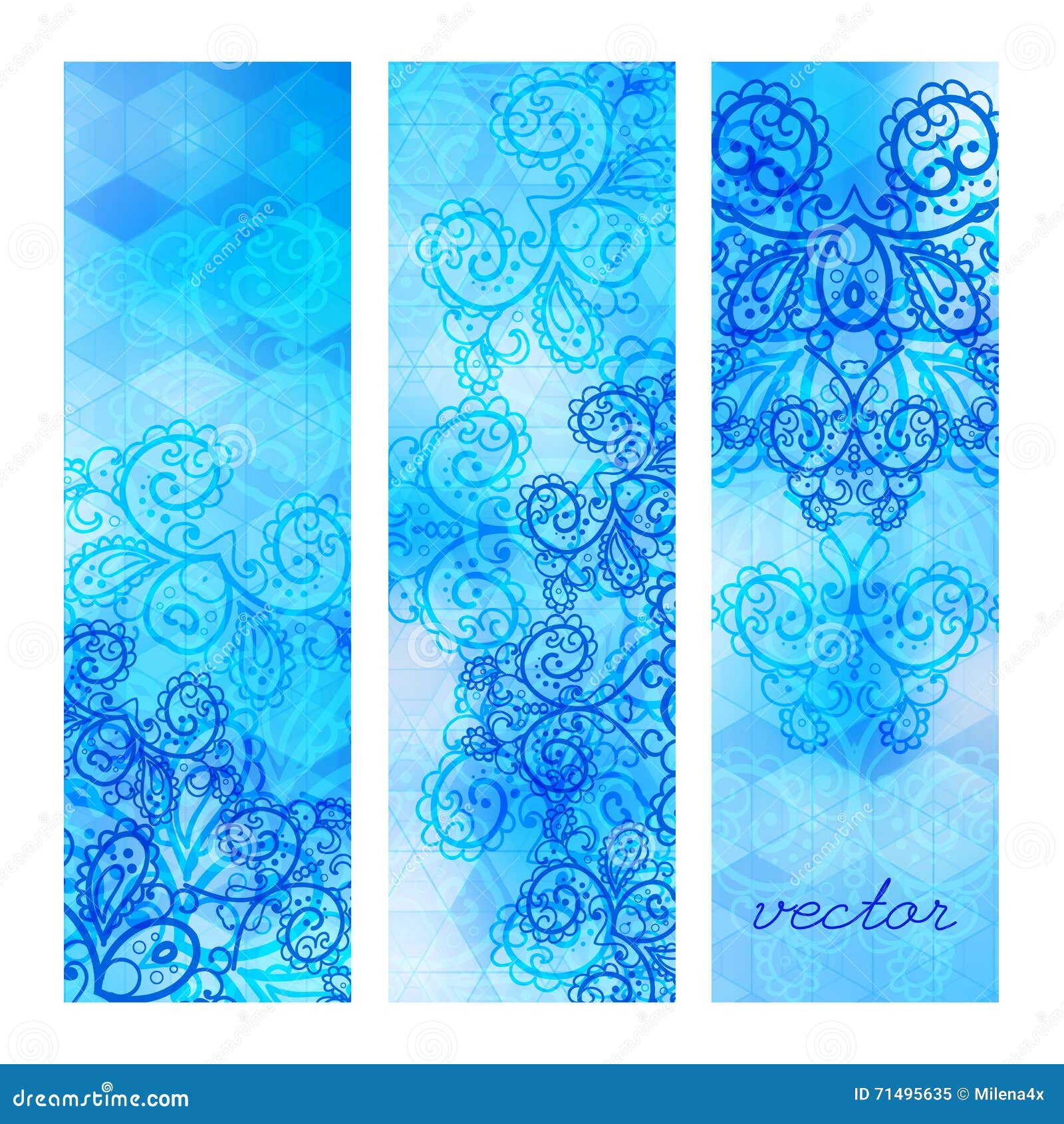 Collection Banner Design, Colorful Background, Vector Illustration ...