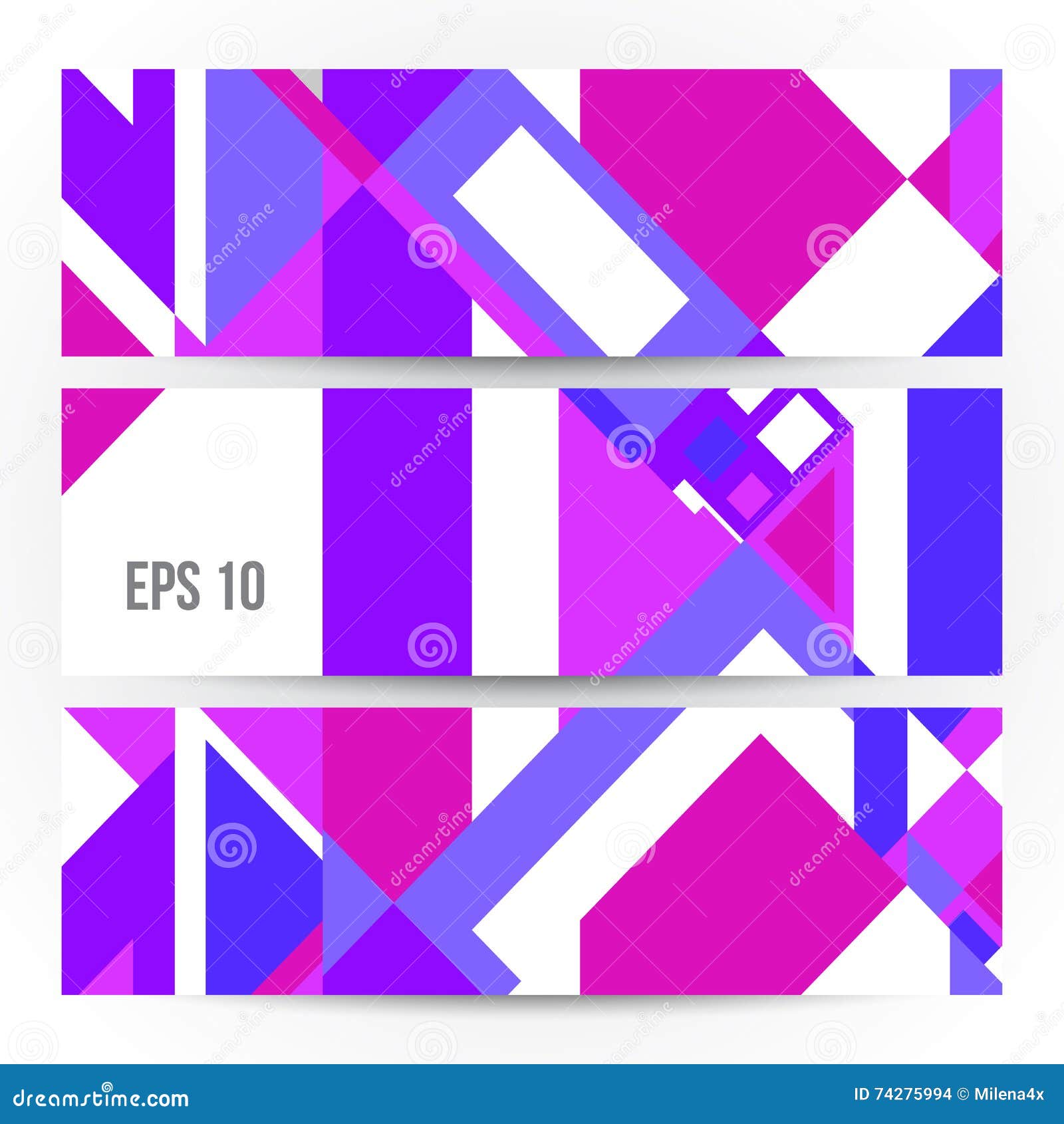 Collection Banner Design, Colorful Background, Vector Illustration ...