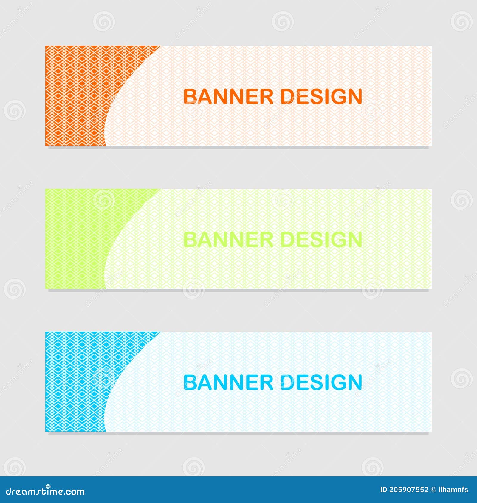 Collection of Banner Design Template Stock Vector - Illustration of ...