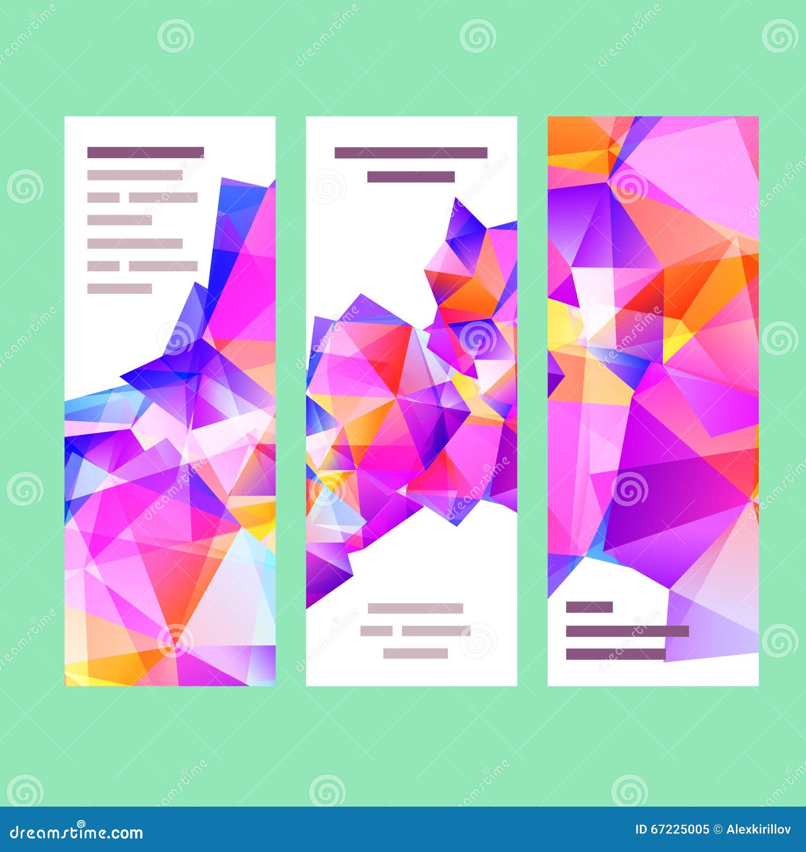 Collection Banner Design Vector Illustration. Stock Vector ...