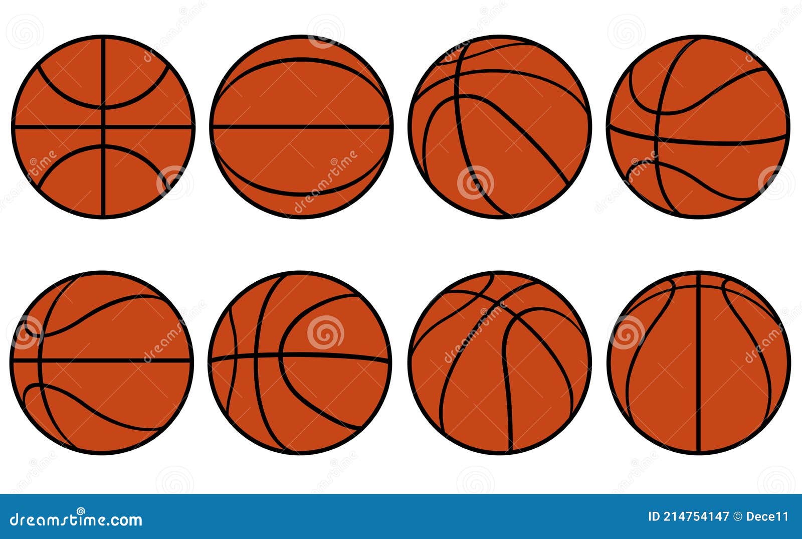 Basketball Balls Background. Many Orange Basketball Balls With Dimple ...