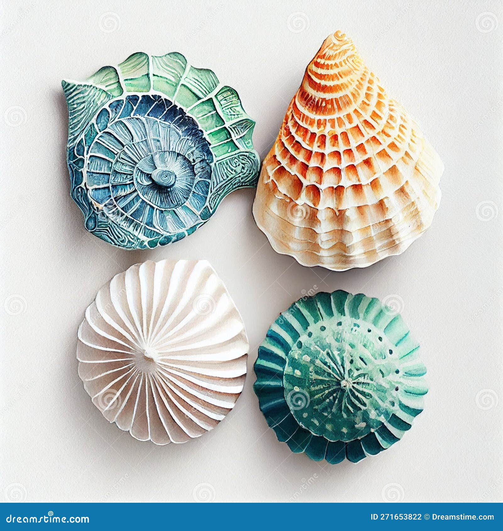 A Collection of Beach Shells with Distinct Textures and Colors, Made ...