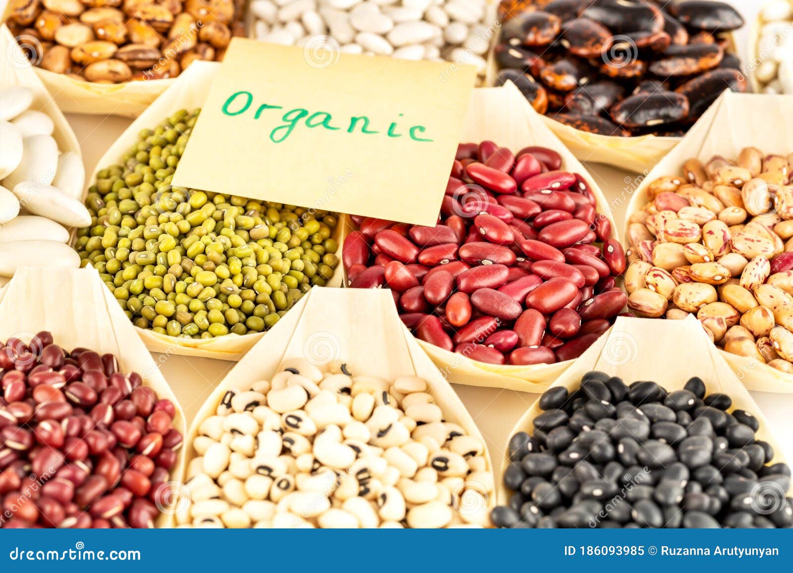 Collection of beans stock image. Image of bowl, healthy - 186093985