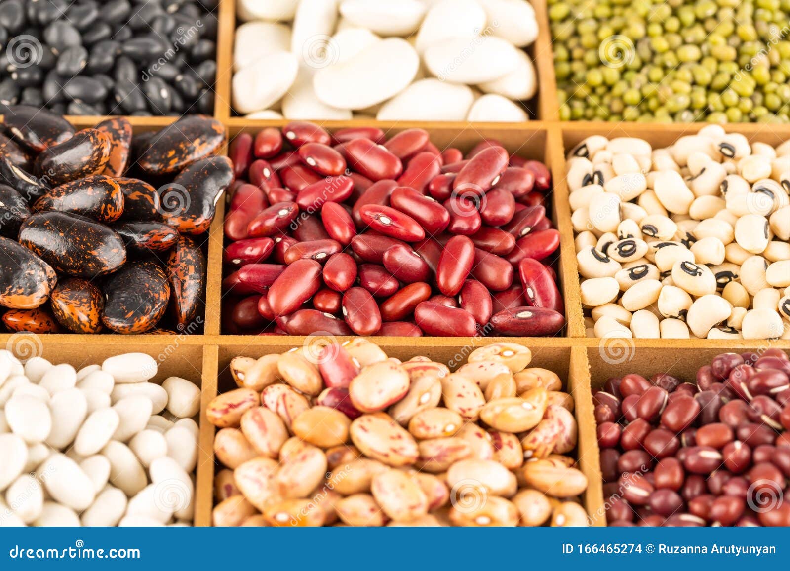 Collection of beans stock photo. Image of agriculture - 166465274