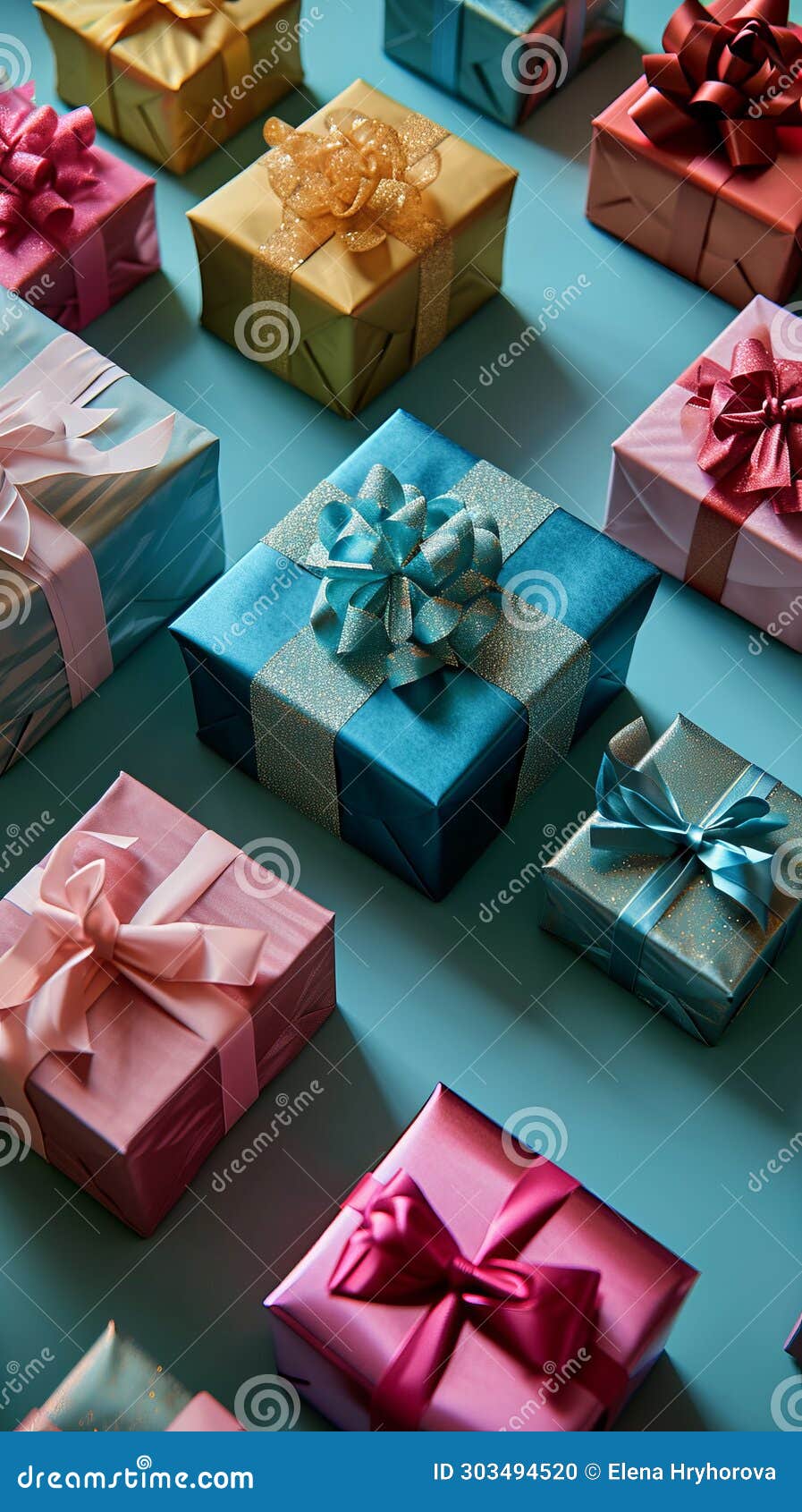 A Collection of Beautifully Wrapped Presents, Ready for a Special ...