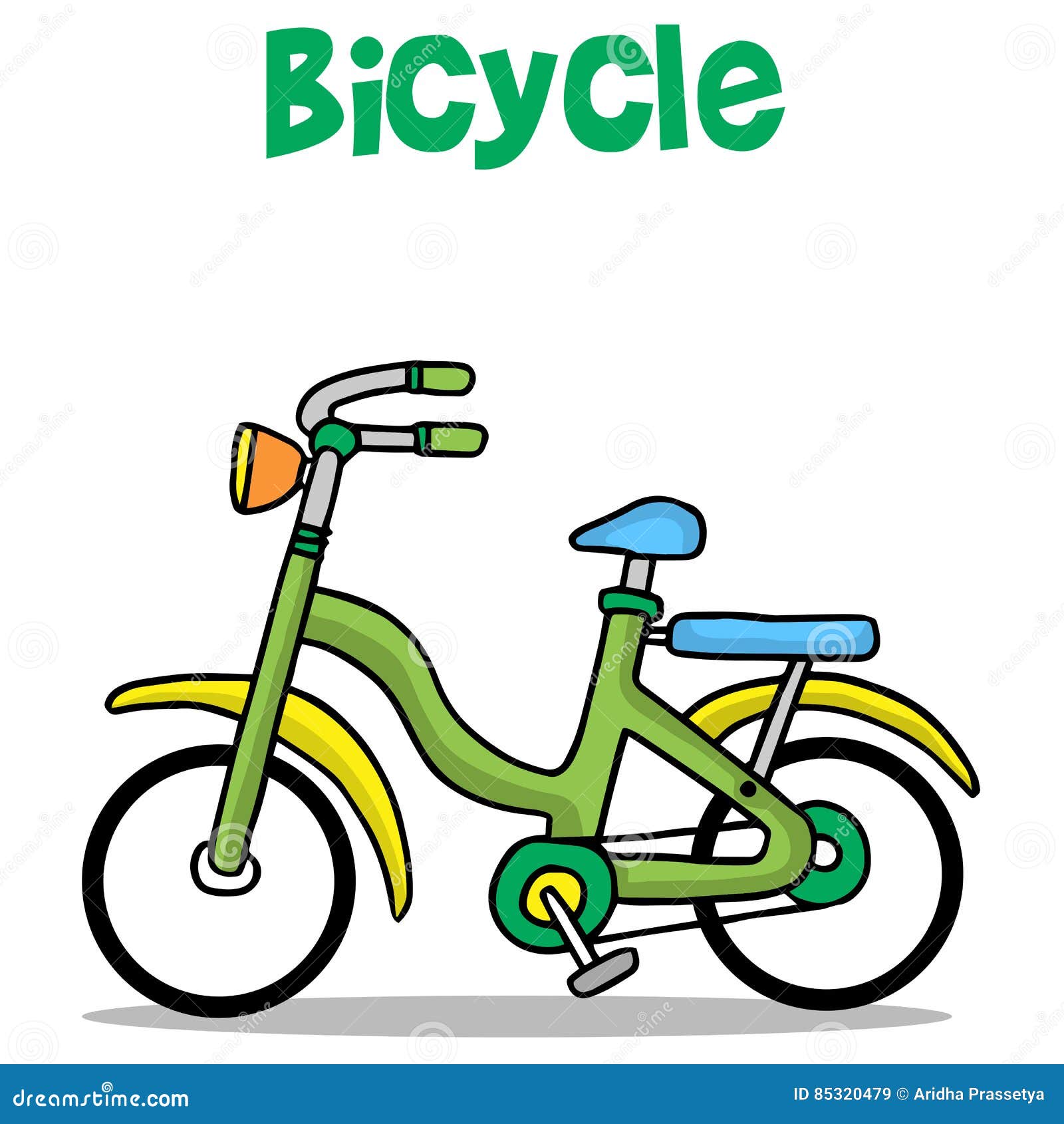 Collection of Bicycle Cartoon Vector Art Stock Vector - Illustration of ...