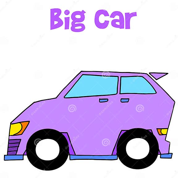 Collection of Big Car Vector Art Stock Vector - Illustration of ...