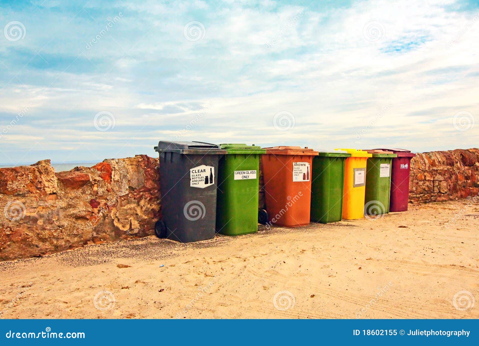 Collection of bins stock image. Image of scotland, refuse - 18602155