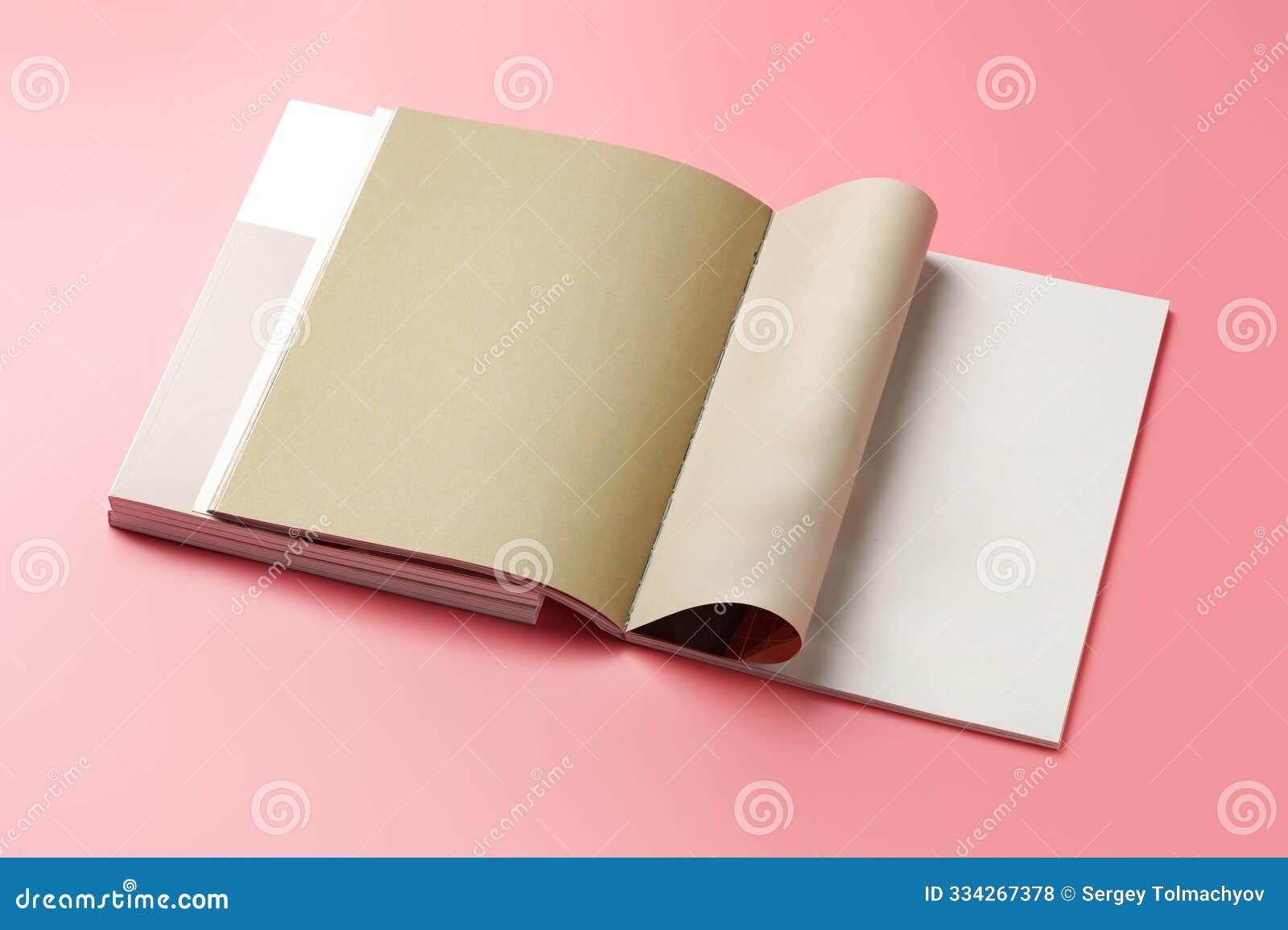 A Collection of Blank Papers Stacked on a Pink Surface for Creative ...