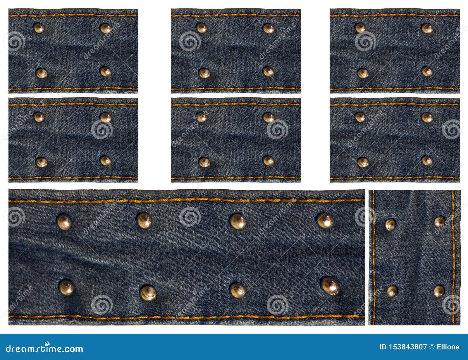 Set denim sticker. stock illustration. Illustration of empty - 153843807