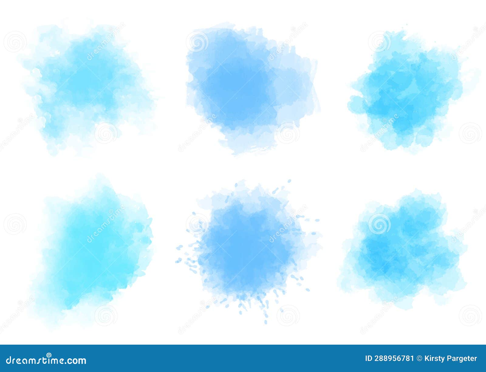 Watercolour Splat Background Vector Illustration | CartoonDealer.com ...
