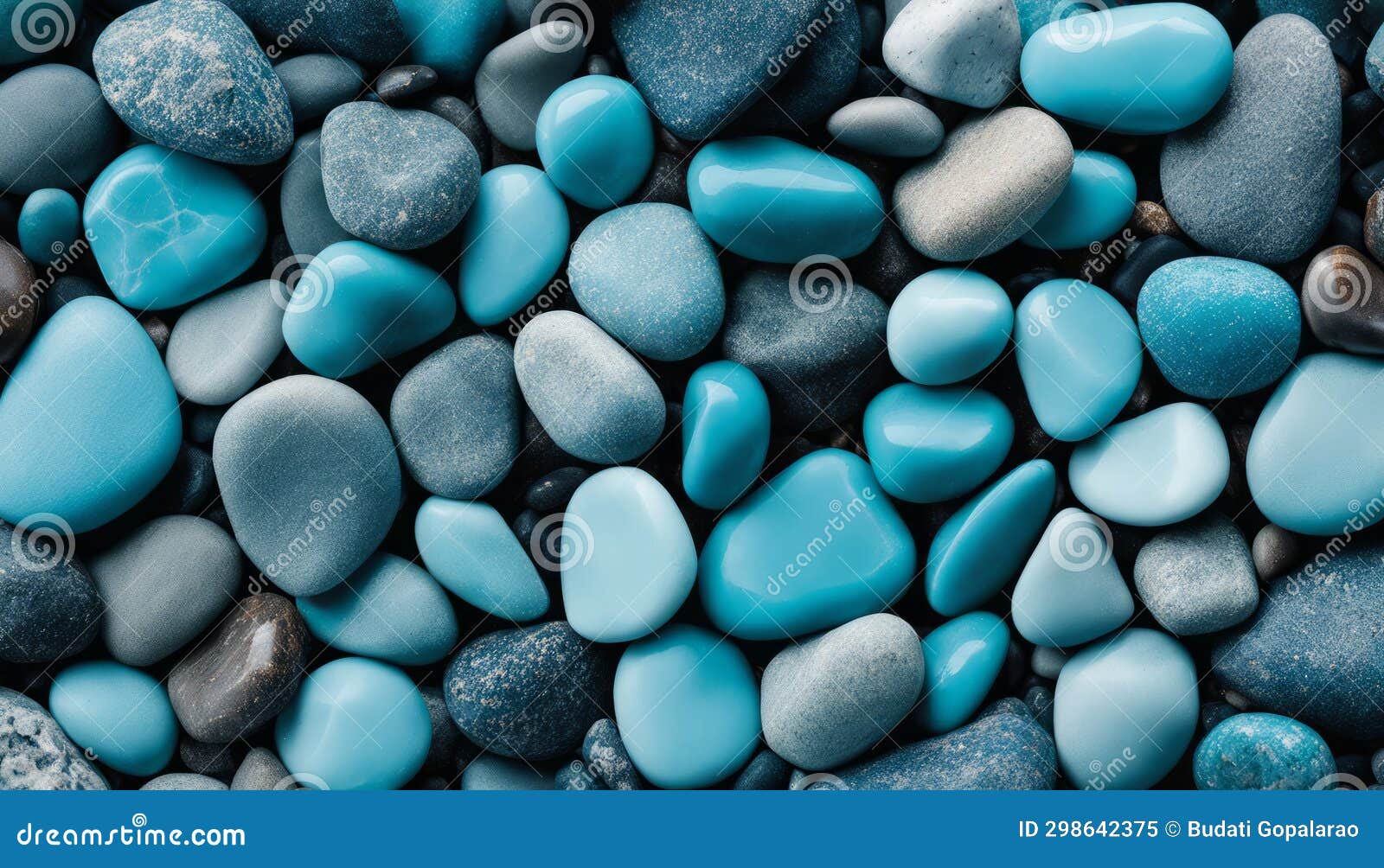 A Collection of Blue and White Stones Stock Illustration - Illustration ...