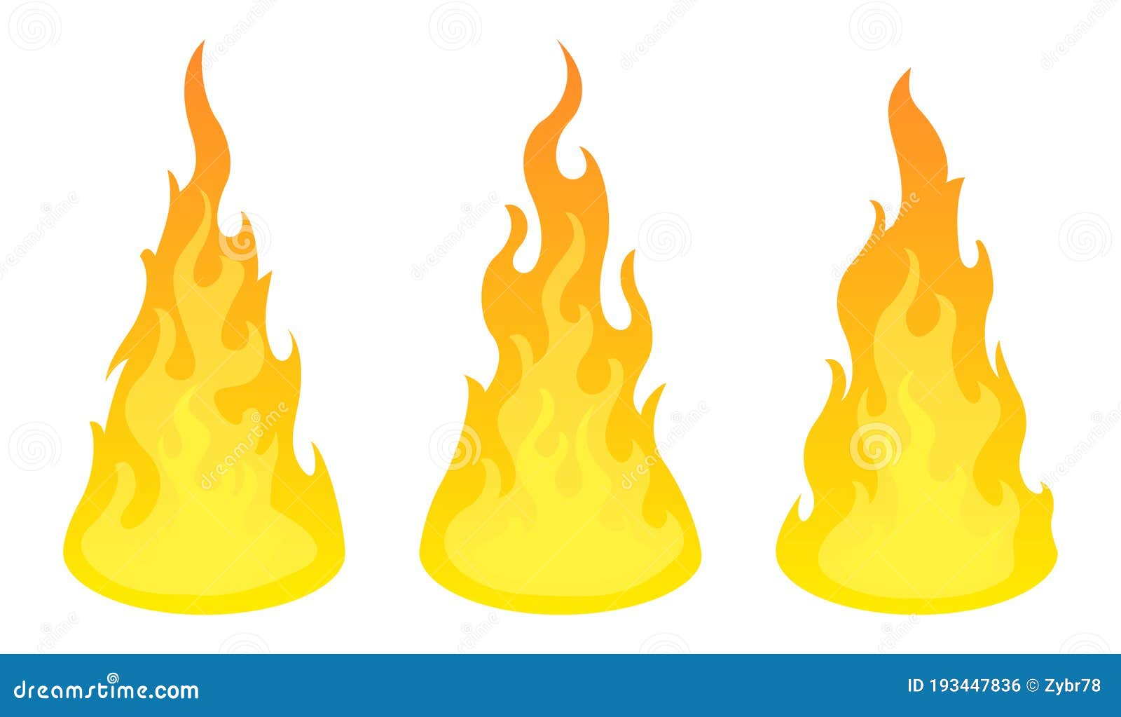 Bonfire Icon Set. Design Element Stock Vector - Illustration of icon ...