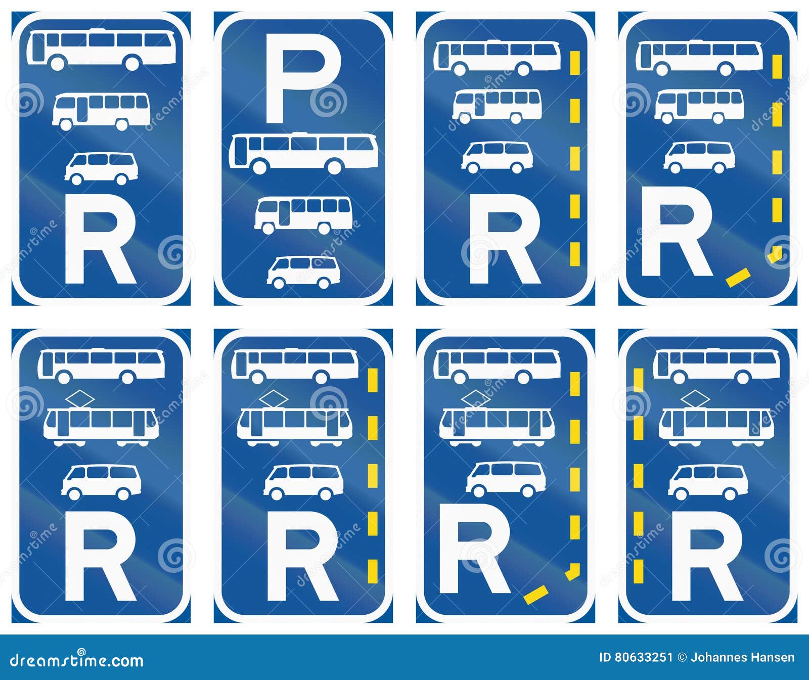 Collection of Botswana Road Signs Stock Illustration - Illustration of ...
