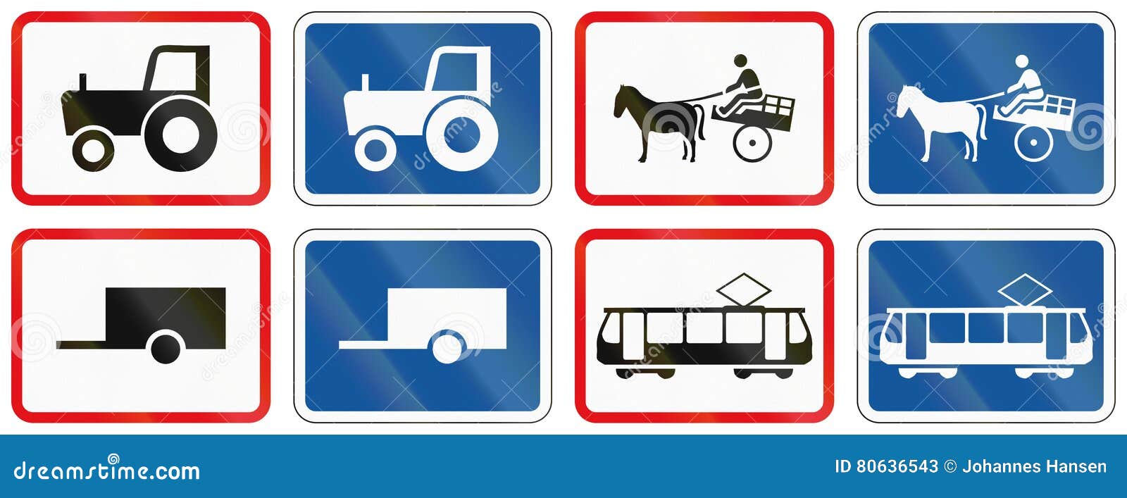 Collection of Botswana Road Signs Stock Illustration - Illustration of ...