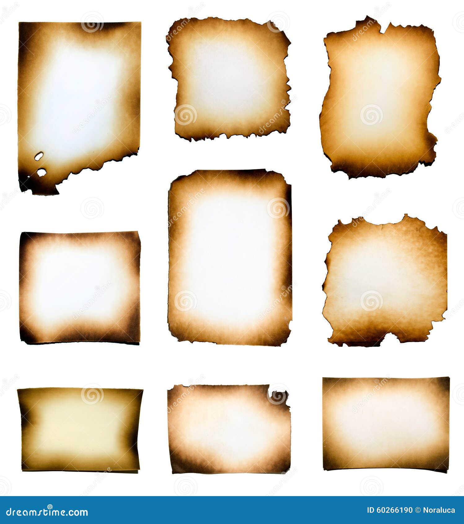 Burnt Paper Square